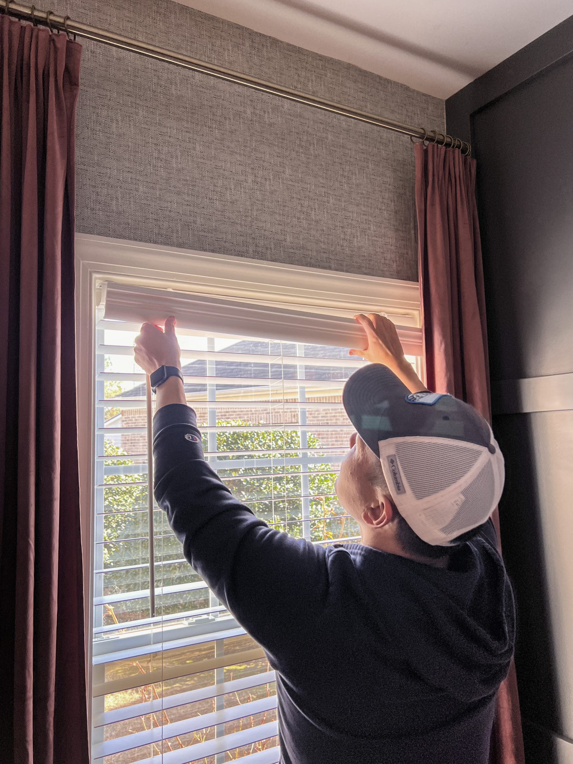 Cut to Width Blinds Installation with The Home Depot - Love Your Abode